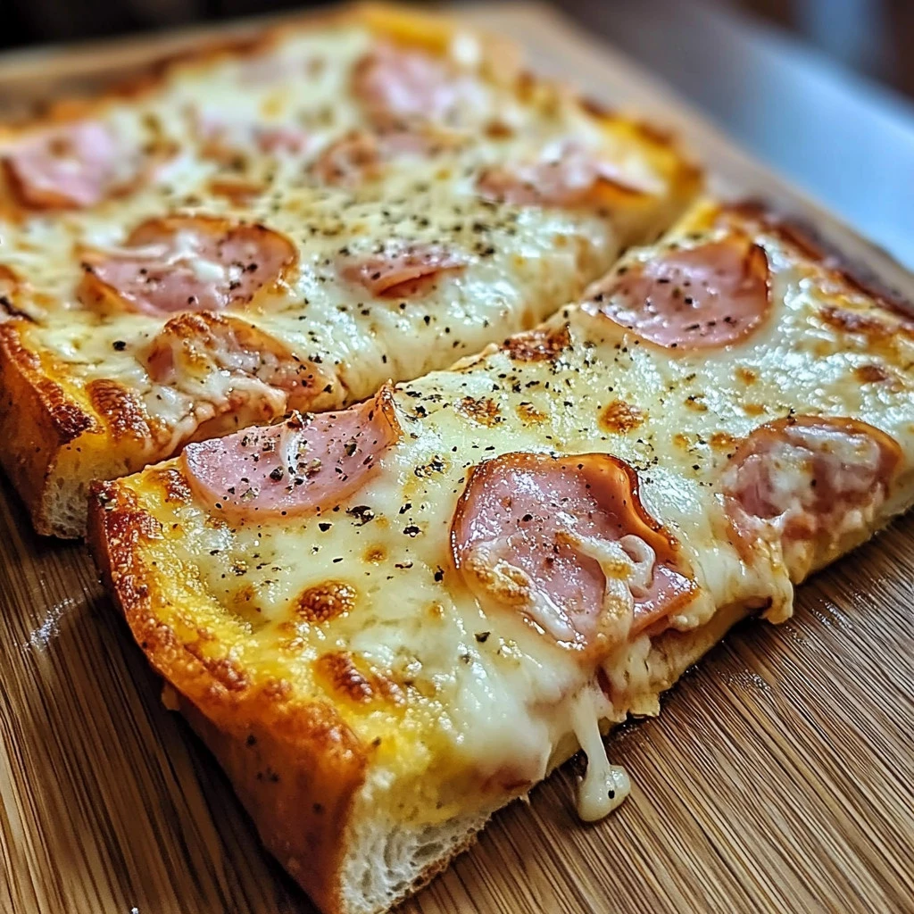 Croque Monsieur Pizza Style - cookingheavenly