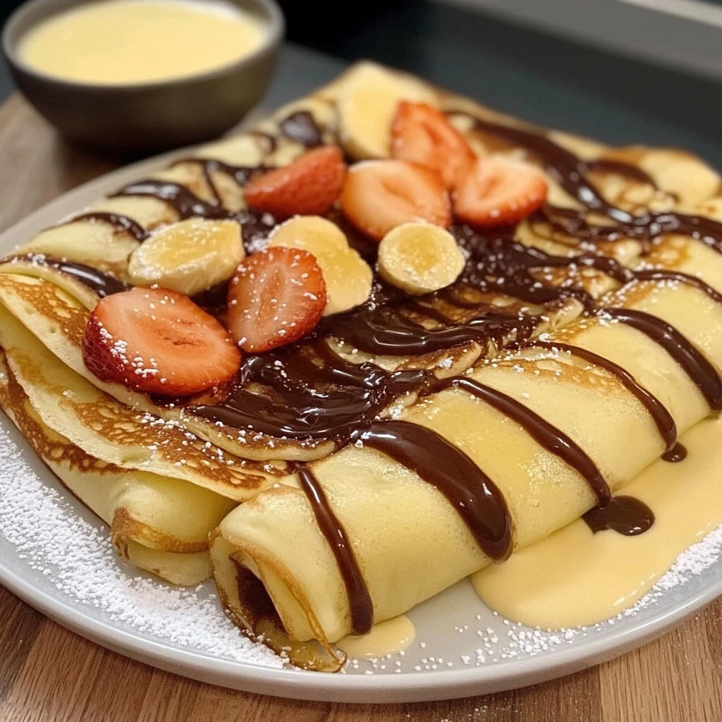 Easy Homemade Crepes Recipe - cookingheavenly