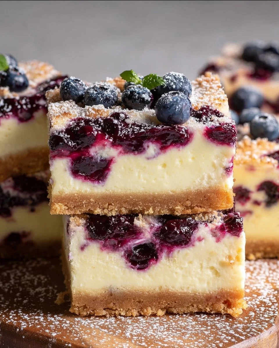 Lemon-Blueberry Cream Cheese Bars