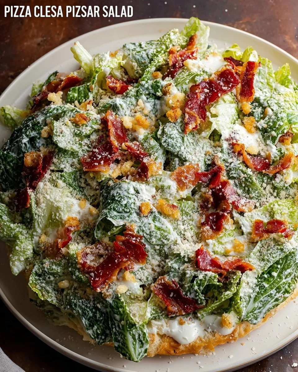 Pizza Caesar Salad