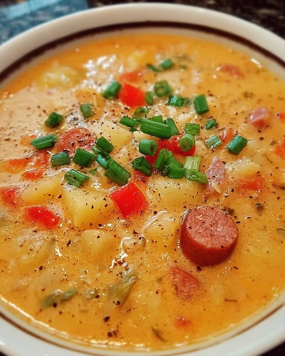 Slow Cooker Cajun Potato Soup
