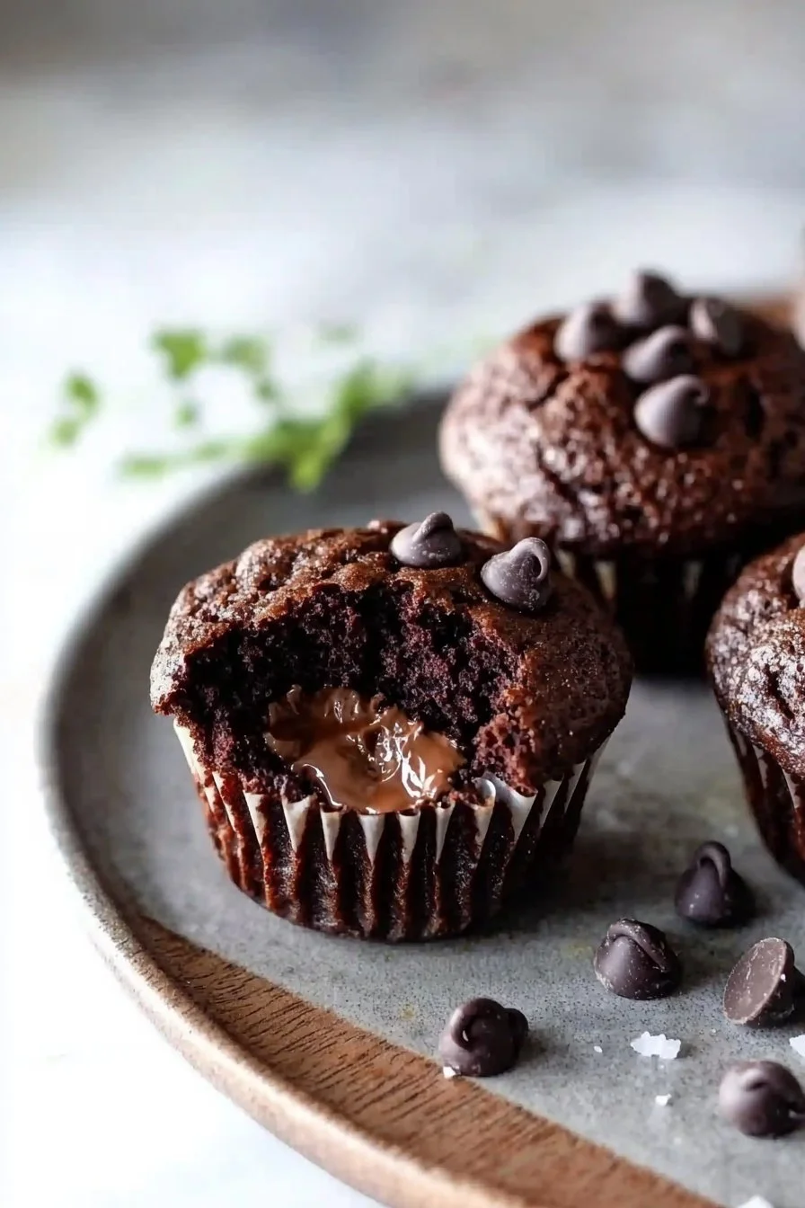 Ultimate Double Chocolate Muffins